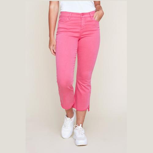 Renuar - Pantalon en jeans aux chevilles Rose 10 SS24 | Créations Chantal