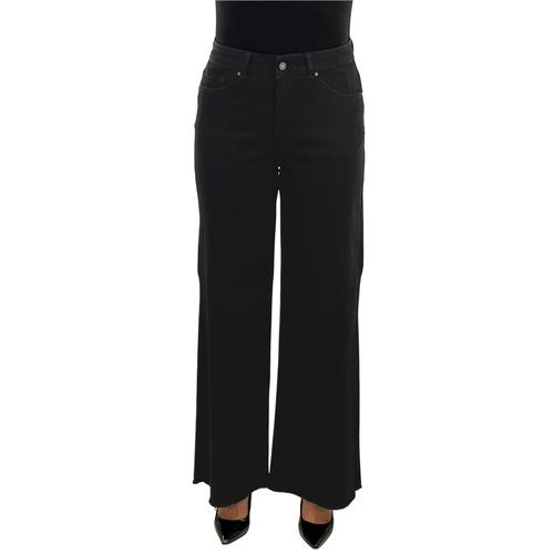 Orly Apparel - Jeans jambe large Noir 6 | Créations Chantal