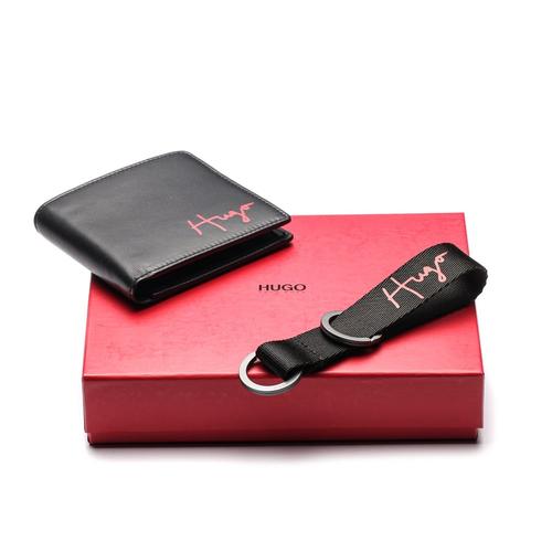 GBHM_4CC KR RED LOGO Gift-boxed wallet and key ring with handwritten ...