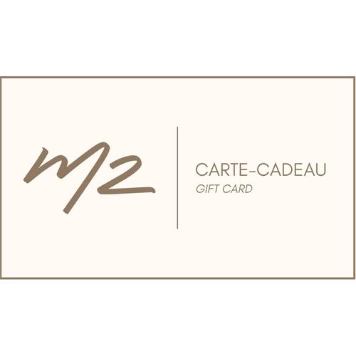Physical or electronic gift card Beige | M2 Boutiques