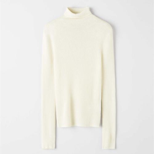 Caprio Pullover L Cream Turtle Neck | M2 Boutiques