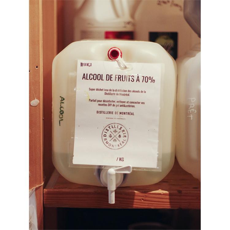 Distillerie de Montréal - Alcool de fruits 70% | La Réserve Naturelle