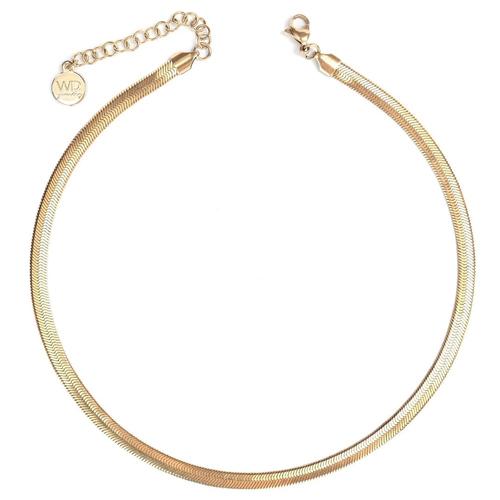 Well Dunn - Collier Cobra Inox plaqué or | Gypsie Bohème