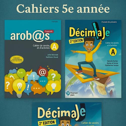 EN LIBRAIRIE (Livres neufs) - Cahiers Scolaires - Cahiers Scolaire par école et Niveau ...