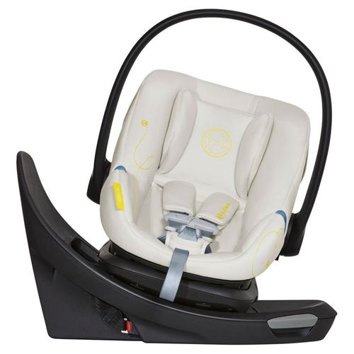 Aton G swivel with Sensorsafe Seashell Beige | Minis Humains