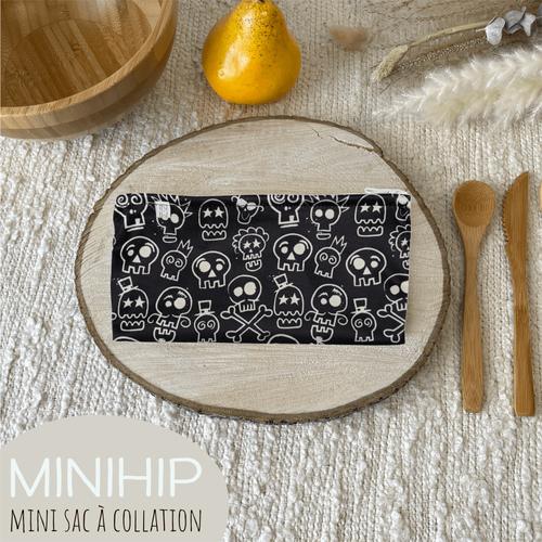 Pochette réutilisable - Mini Punky Skull | Minis Humains