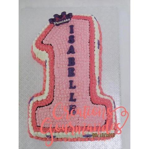 Gâteau 1 an 0575 15 personnes | Créations Gourmandes