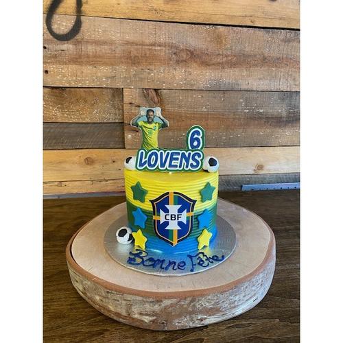 Gâteau à l'effigie d'une équipe de Soccer | Créations Gourmandes