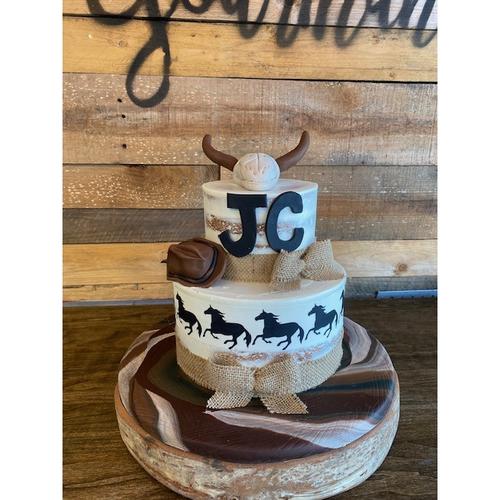 Gâteau 2 étages Country | Créations Gourmandes