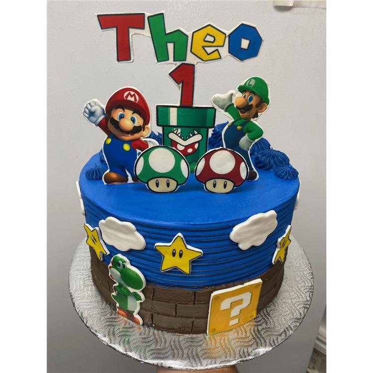 Gâteau Mario et Luigi | Créations Gourmandes