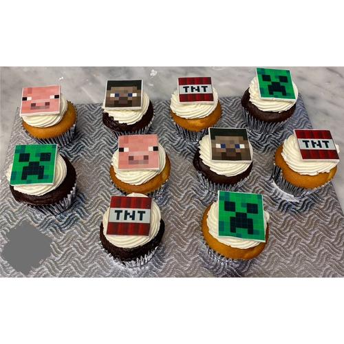 Cupcakes Minecraft | Créations Gourmandes
