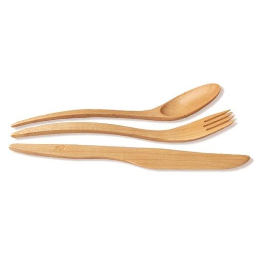 Couverts en bois d'érable Simple | Terre à soi