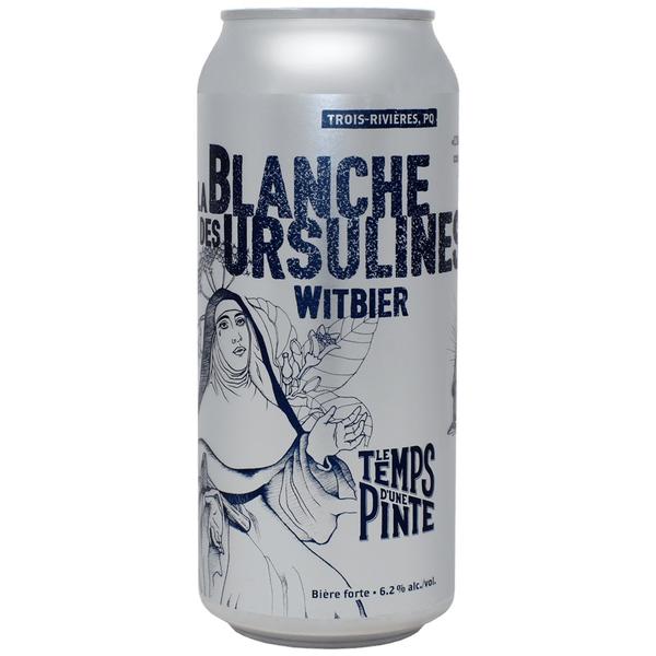 Microbrasserie Le Temps d'une pinte - Bière Blanche des Ursulines 473 ...